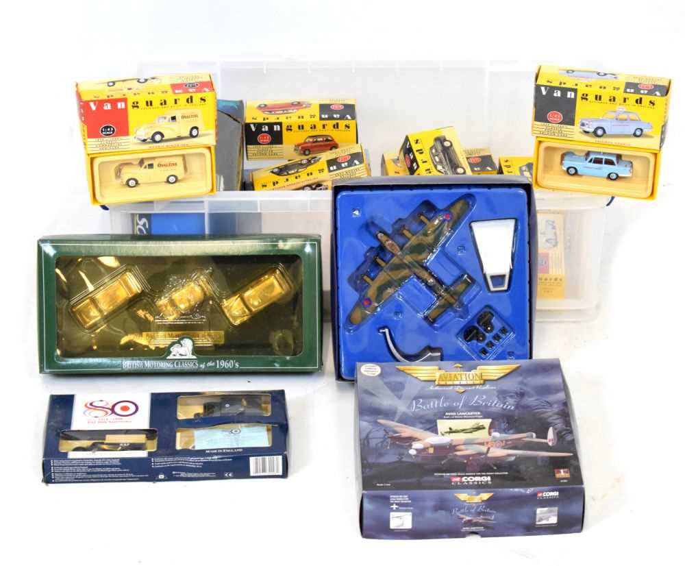 Lot 296 - Quantity of Vanguard diecast model vehicles,