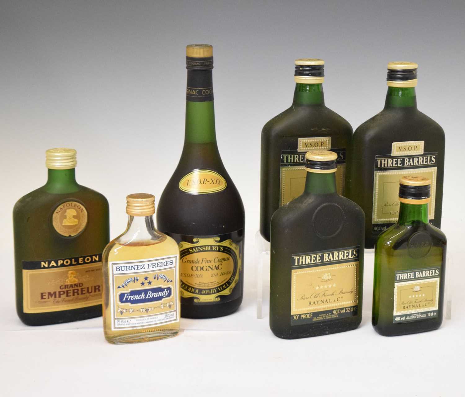 Lot 514 - Three-Barrels VSOP Brandy, Grand Empereur