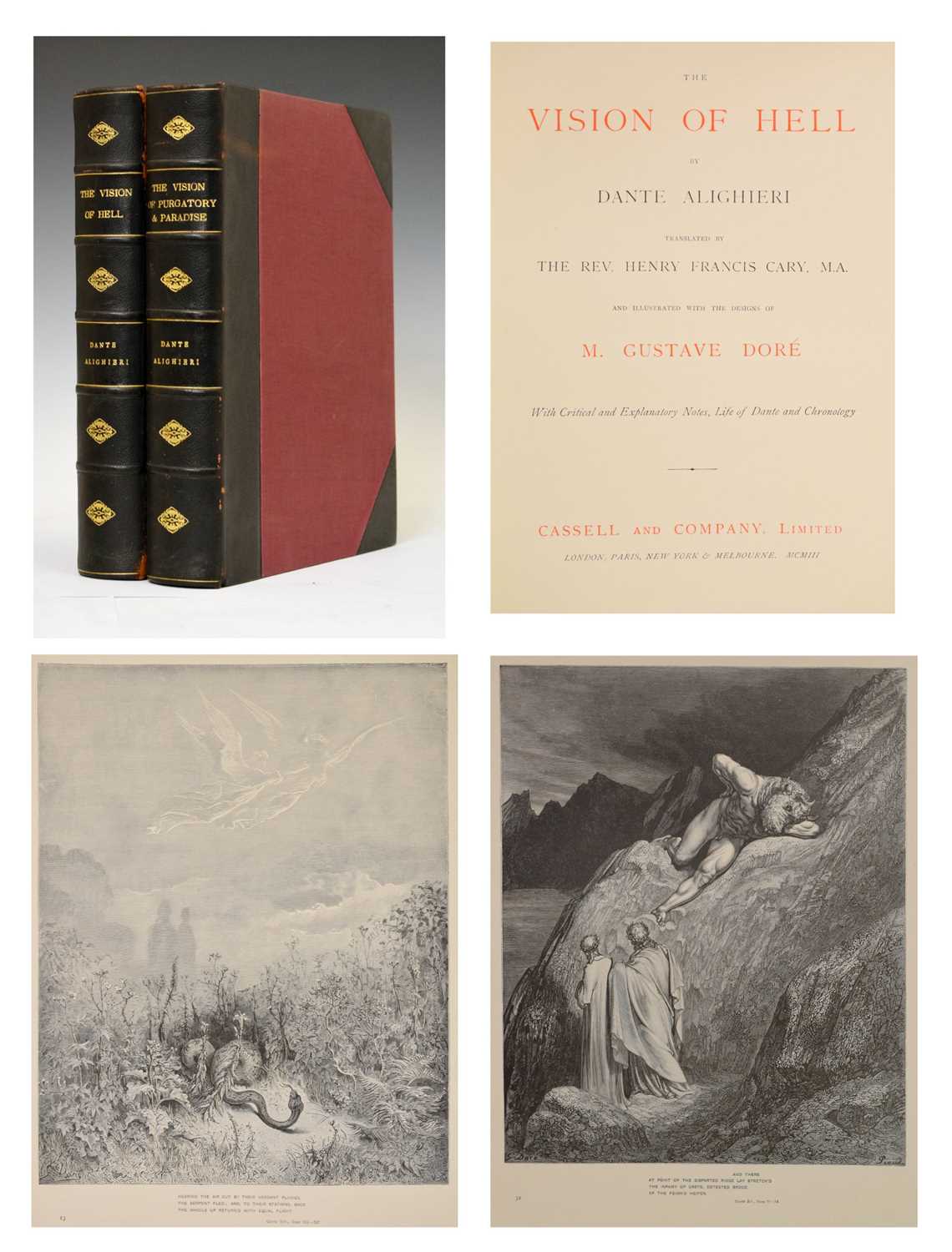 Lot 274 - Dante Alighieri - 'The Vision of Hell / The