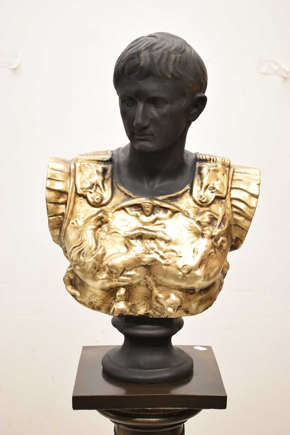 Lot 752 - Reproduction bust of Caesar Augustus, on